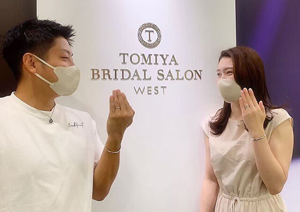 M様A様 | 岡山県の結婚指輪・婚約指輪専門店TOMIYA BRIDAL（トミヤブライダル）
