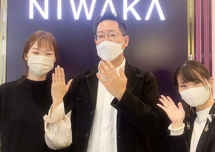 H・M様 | 岡山県の結婚指輪・婚約指輪専門店TOMIYA BRIDAL（トミヤブライダル）