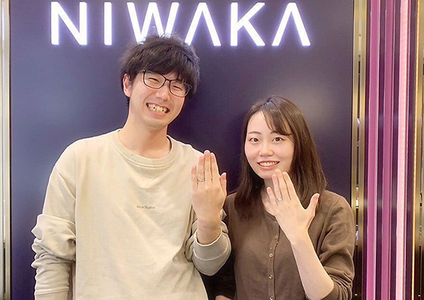 H様K様 | 岡山県の結婚指輪・婚約指輪専門店TOMIYA BRIDAL（トミヤブライダル）