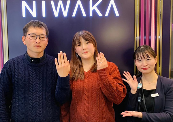 A&T様 | 岡山県の結婚指輪・婚約指輪専門店TOMIYA BRIDAL（トミヤブライダル）